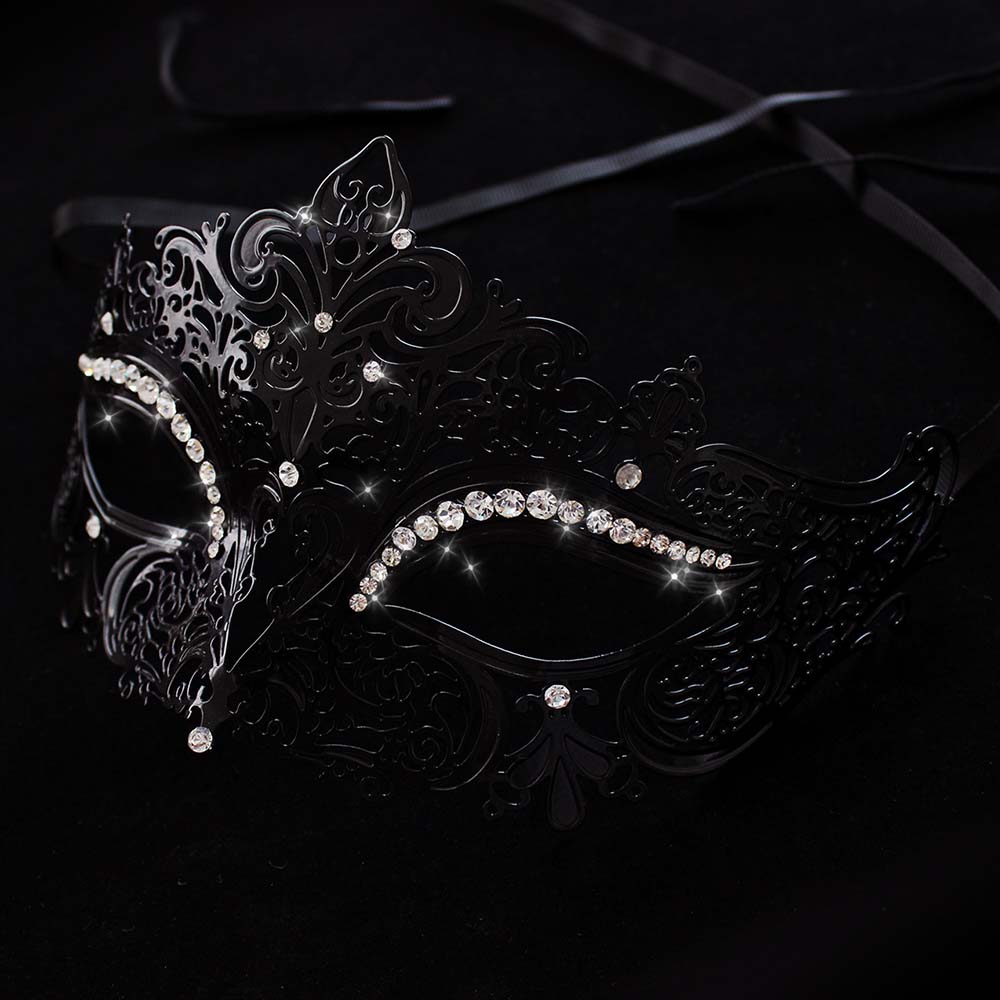 Classic Metal Shiny Pattern Eye Mask - TRYFM.COM